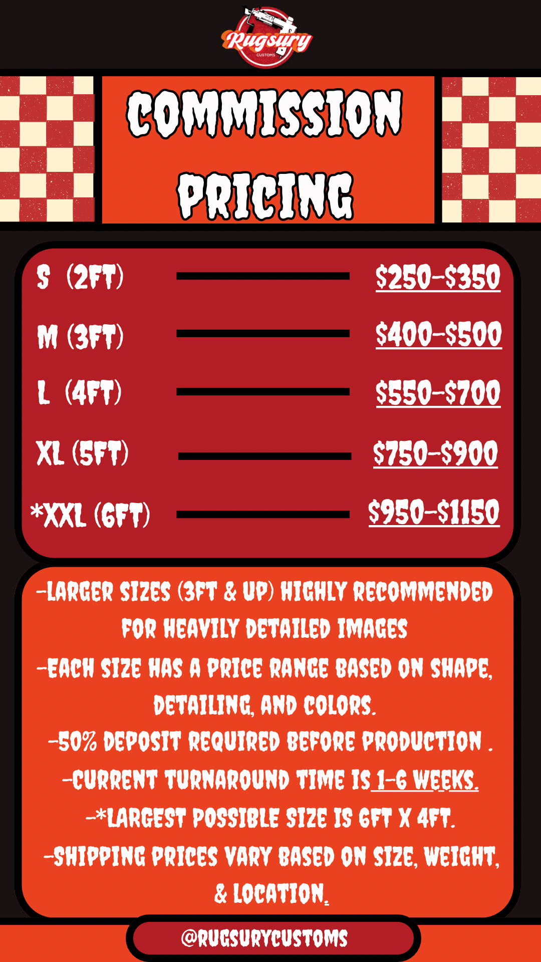 Custom Commissions Form – Rugsury Customs